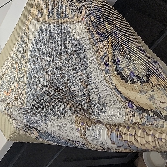 Hermes | Accessories | Hermes Pleated Scarf W Box And Co A | Poshmark